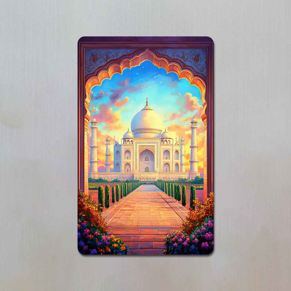 Taj Mahal Fridge Magnet – Inksane Prints