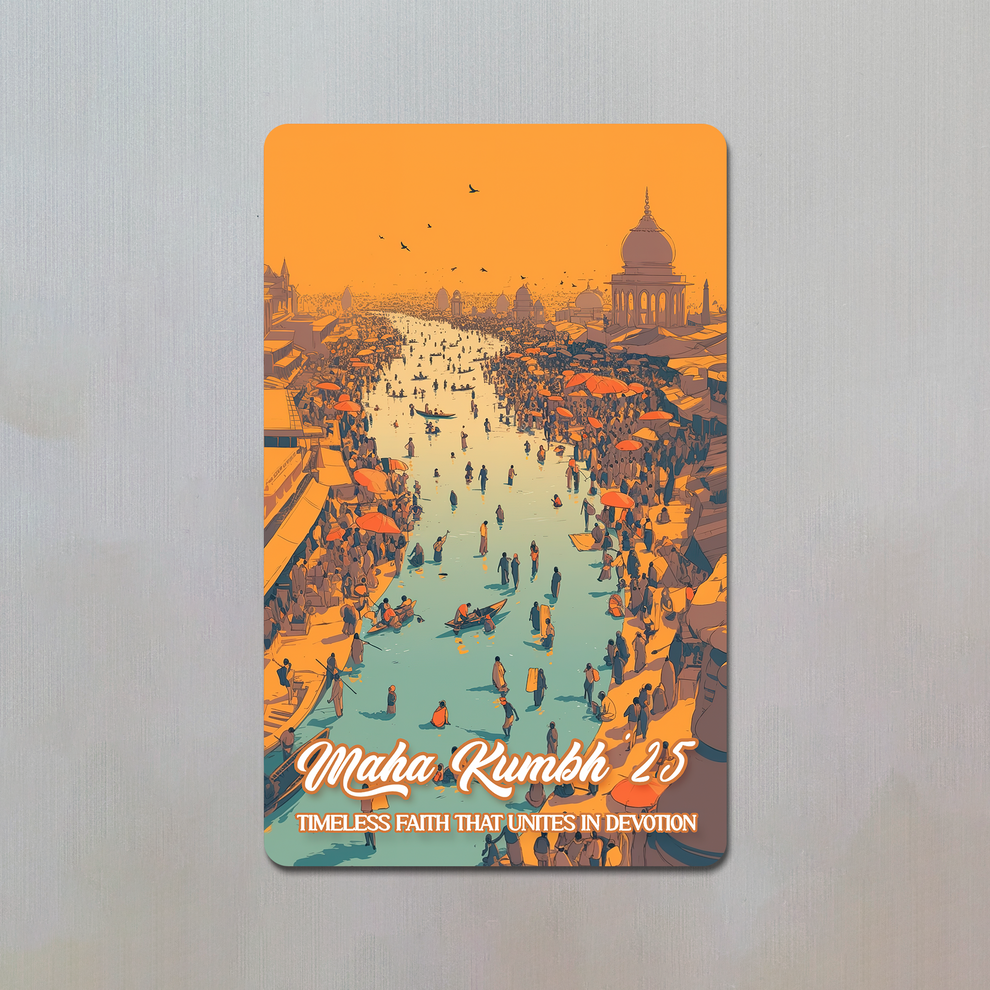 Maha Kumbh Fridge Magnet – Inksane Prints