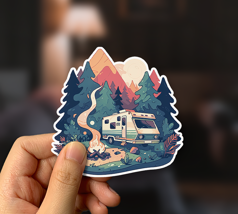 Camping RV Sticker – Inksane Prints