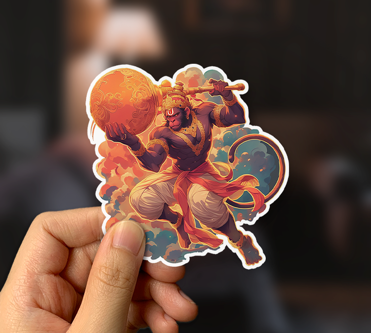 Hanuman Sticker – Inksane Prints